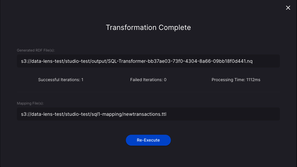 Convert Data From Multiple Tables To RDF Using The SQL Transformer